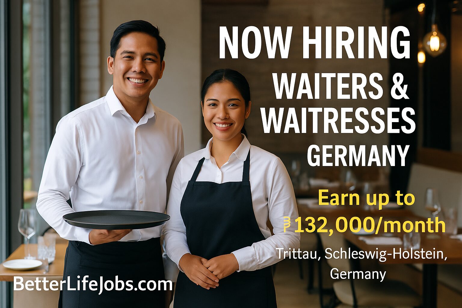 Waiters And Waitress Job Germany 2025 - BetterLifeJobs
